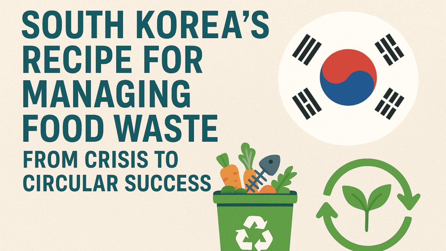 South Korea’s Recipe for Managing Food Waste: From Crisis to Circular ...